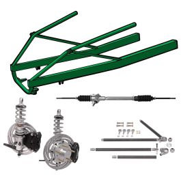 Drag Race Strut 3x2" Front Frame Clip and Suspension, Custom-Fit